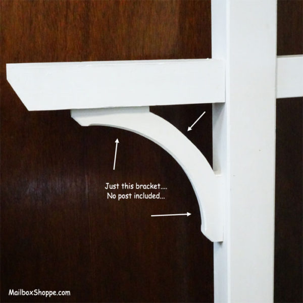 Replacement Walpole Wood Mailbox Bracket - Mailbox Shoppe